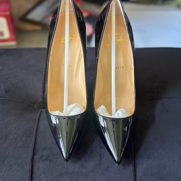 Christian Louboutin | Shoes | Christian Louboutin So Kate Black Patent ...